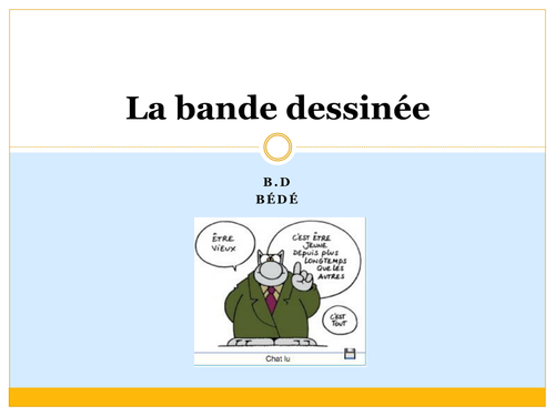 Comics in the French culture / la Bande Dessinée | Teaching Resources