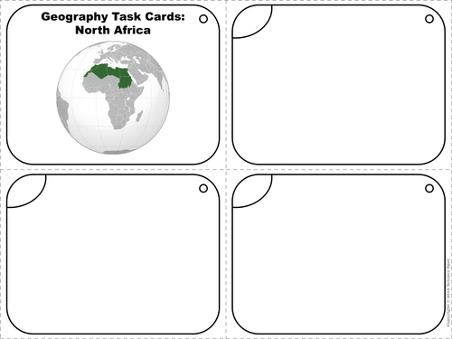 North Africa Task Cards | Teaching Resources