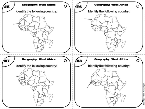 West Africa Task Cards | Teaching Resources