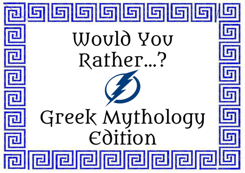 Greek Mythology: Would You Rather...? Cards | Teaching Resources