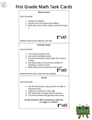 Math Centers & Activities for 1st Grade {Common Core Aligned ...