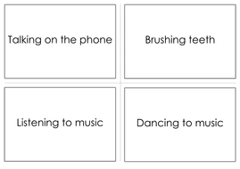 Present Continuous English Charades Card Game for ESOL/ESL/EFL/EAL ...