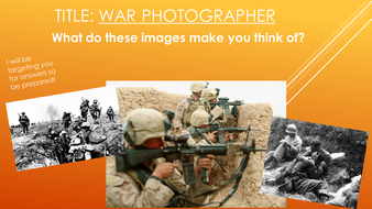 War photographer | Teaching Resources