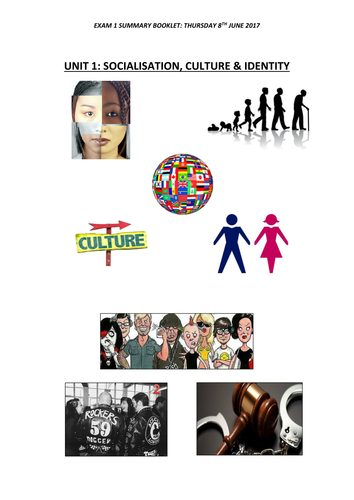 Summary revision guide - Culture identity and socialisation unit 1 OCR ...