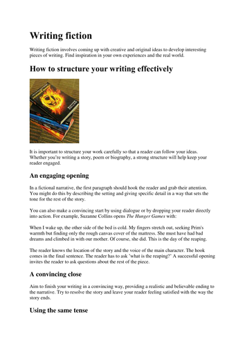 Creative Writing. How to write a story. | Teaching Resources