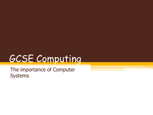 Lesson: Intro to GCSE Computing / Importance and Reliability | Teaching ...