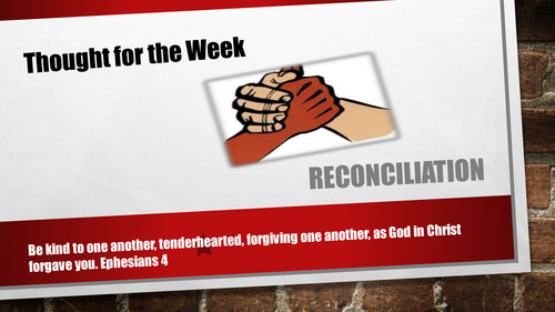 Reconciliation Assembly | Teaching Resources