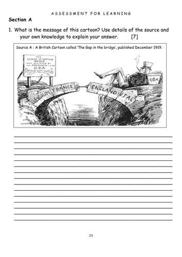 OCR GCSE History: The League of Nations 1919 - 1939 | Teaching Resources