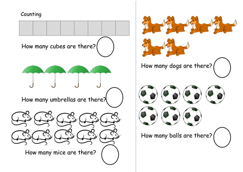 Reception Counting | Teaching Resources
