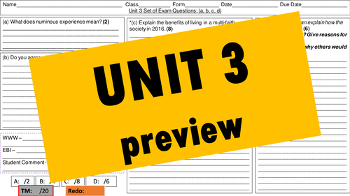 EDEXCEL GCSE RE ULTIMATE REVISION BUNDLE! | Teaching Resources