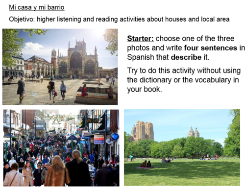 La cuidad donde vivo (Where I live - Local area) | Teaching Resources