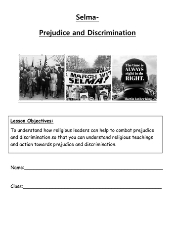 Selma-Martin Luther King Discrimnation and Human Rights | Teaching ...