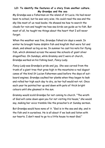 Year 5 -Writing a story from another culture. | Teaching Resources