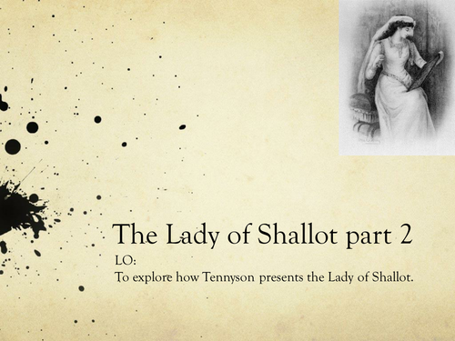 The Lady of Shalott mini SOW | Teaching Resources