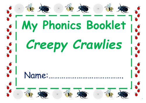 Phonics phase 5 booklet - minibeast/creepy-crawly theme | Teaching ...