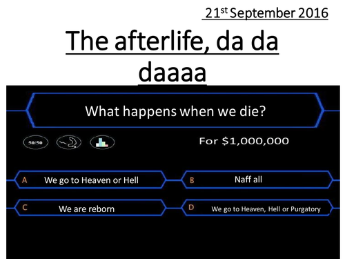 Life After Death - Christian Beliefs - AQA GCSE RS New Specification ...