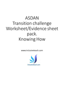 ASDAN Knowing How worksheet pack SEN | Teaching Resources