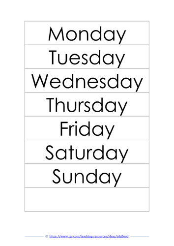 Days, Months, Dates and Years Cards (ESOL/EFL/ESL/EAL/Literacy/Numeracy ...