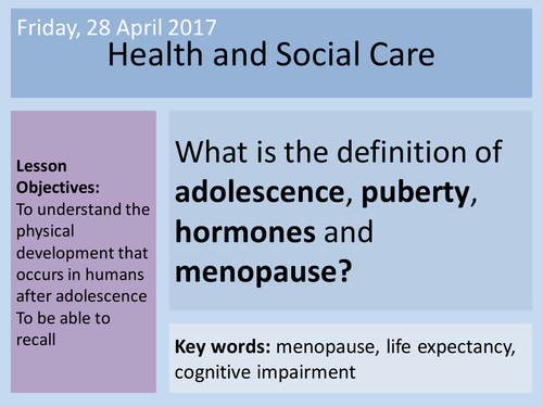Worksheets and resources for Health and Social Care Level 3 Unit 1 ...