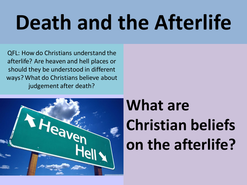 OCR NEW AS (Developments in Christian Thought) Self, death and the ...