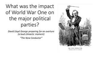 The impact of WW1 on British Political Parties - AQA A Level | Teaching ...