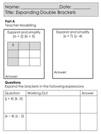 4 Worksheets - New GCSE Mathematics Specification - Foundation ...