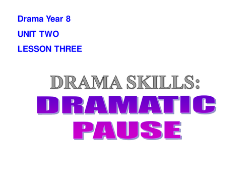 KS3 Drama: Complete Drama Skills Scheme with all resources | Teaching ...