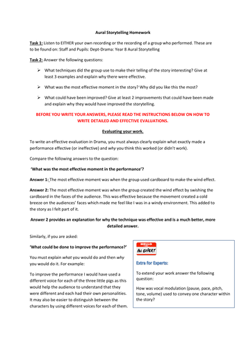 Complete Year 8 Drama Curriculum | Teaching Resources