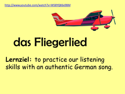 Das Fliegerlied - Authentic German Song about animals and adjectives ...