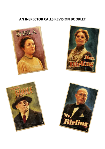 An Inspector Calls and Love and Relationships Complete Revision ...