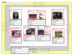Boxing circuit training session | Teaching Resources