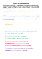 Income tax activity worksheet for Year 9. | Teaching Resources