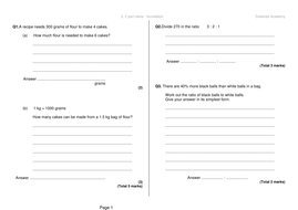 Ratio exam question bundle - Foundation | Teaching Resources