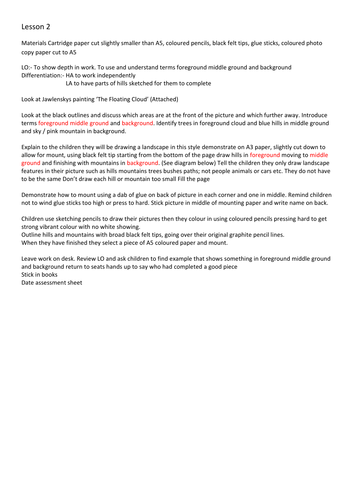 KS2 expressionism lessons. Set of 7 plus assessment sheet ...