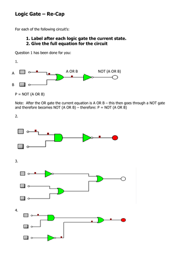 GCSE Computing Logic Gates Lesson | Teaching Resources GCSE Computing Logic Gates Lesson | Teaching Resources