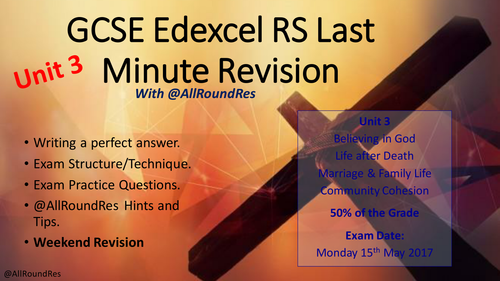 EDEXCEL GCSE RE ULTIMATE REVISION BUNDLE! | Teaching Resources