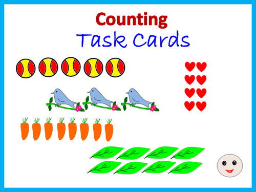 Counting Number- Task cards | Teaching Resources