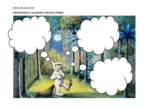 Year 1 Writing Planning: Where The Wild Things Are (Week 1 out of 2 ...
