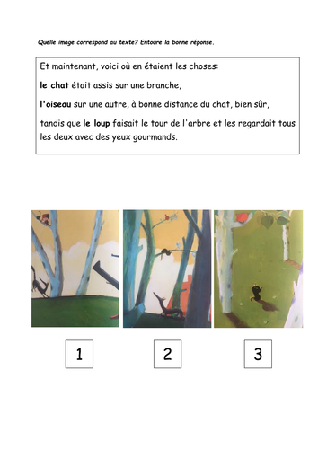 Reading Comprehension - Pierre et le loup | Teaching Resources