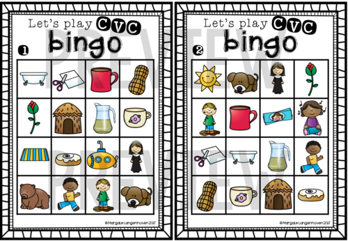 CVC Short U Bingo | Teaching Resources