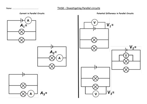 Parallel circuits - complete lesson (GCSE 1-9) | Teaching Resources