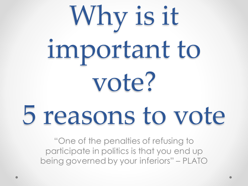 Why is it important to vote GENERAL ELECTION JUNE SPECIAL | Teaching ...