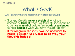 Concept of God Year 7 KS3 Philosophy | Teaching Resources