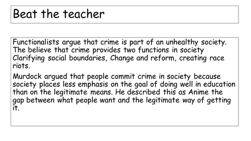 crime part 1 | Teaching Resources
