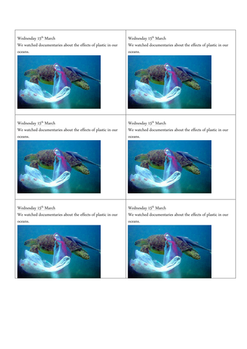 Persuasive writing - Key Stage 2 Context - Plastic pollution in our ...