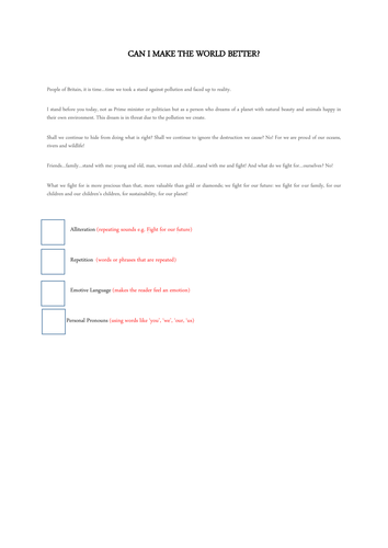 Persuasive writing - Key Stage 2 Context - Plastic pollution in our ...