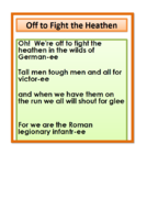 Roman Army Poetry Complete Week of Lessons Year 3/4 | Teaching Resources