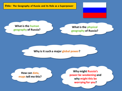 Resources 5: The Geography of Russia - Why it is a Global Power (KS3 ...