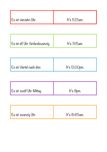 German dominoes bundle | Teaching Resources