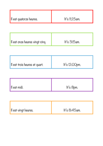 French Dominoes bundle | Teaching Resources